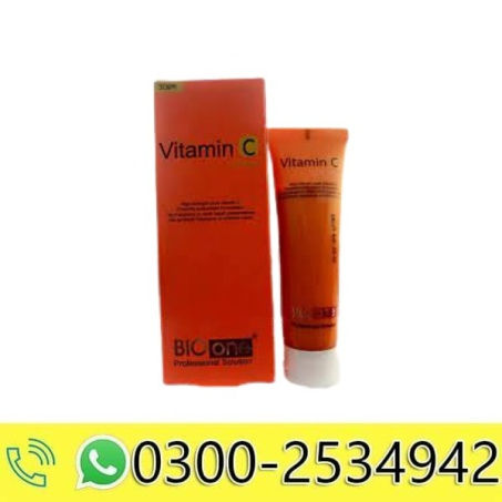 Bio One Vitamin C Cream In Pakistan | 0300-2534942 | Collagen Synthesis ...