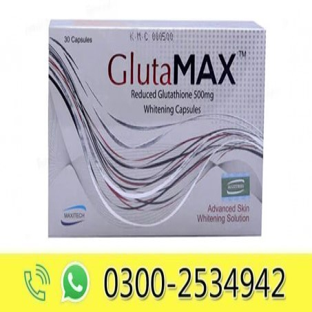 Glutamax Whitening Capsule 500Mg in Pakistan | 0300-2534942 | Price in ...