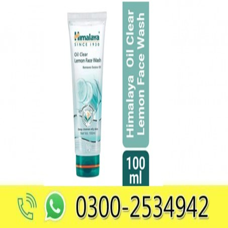 Himalaya Oil Control Lemon Face Wash for Clear & Fresh Skin